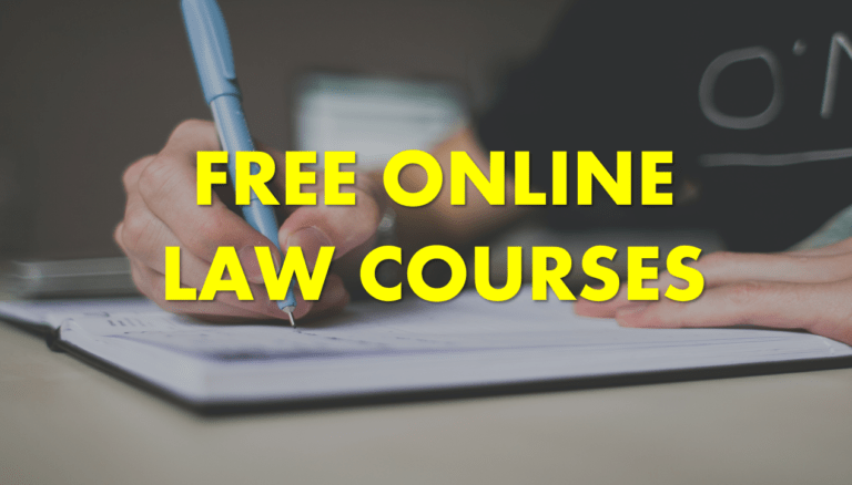 FREE ONLINE LAW COURSES - Legal Vidhiya