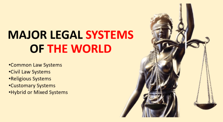 MAJOR LEGAL SYSTEMS OF THE WORLD - Legal Vidhiya