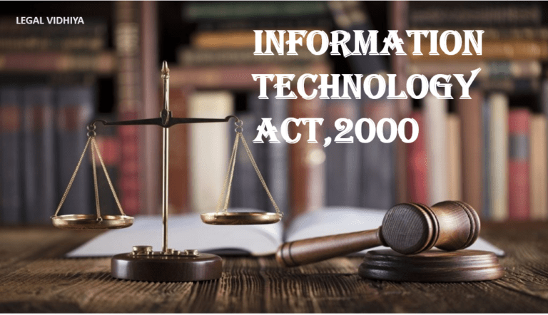 A BRIEF OVERVIEW OF INFORMATION TECHNOLOGY ACT,2000 - Legal Vidhiya