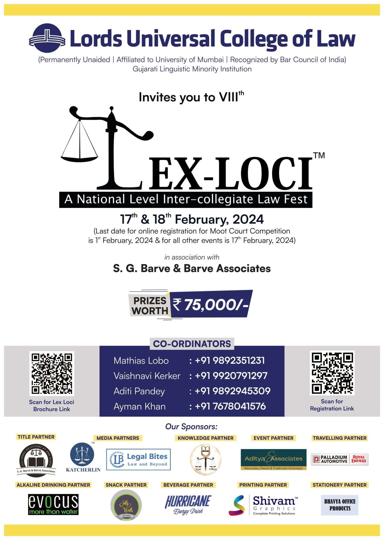Lex Loci by Lords Universal Law College [17 & 18 Feb 2024]: REGISTER ...