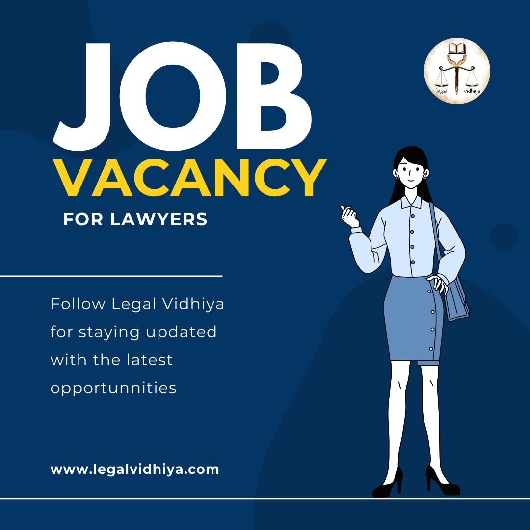 Job Post: Legal Associate at Office of Mr.Arun Aggarwal, Advocate on ...