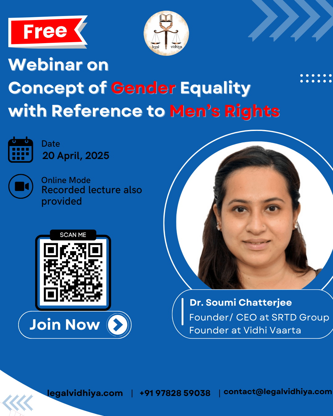 Free Live Webinar on Concept of Gender Equality with Reference to Men’s ...