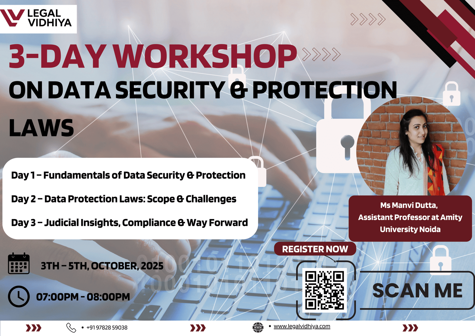 3-Day Workshop on Data Security and Protection Laws by Legal Vidhiya ...