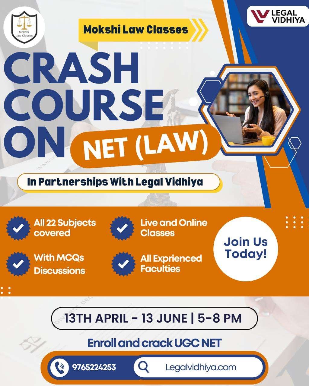 2 Month Certificate Course on Crash Course on UGC NET (Law) by Legal ...